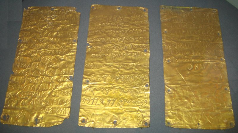 Authentic Ancient Metal Plates – Temple Study